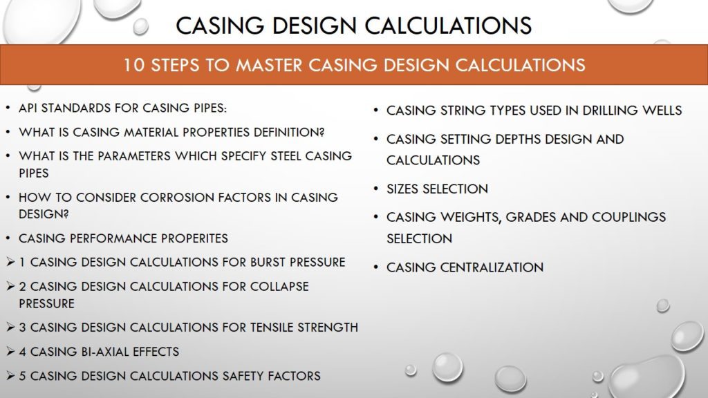 Casing Design Calculations From A To Z - Drilling Manual