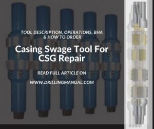 Casing Swage Tool Description & Operation - Drilling Manual