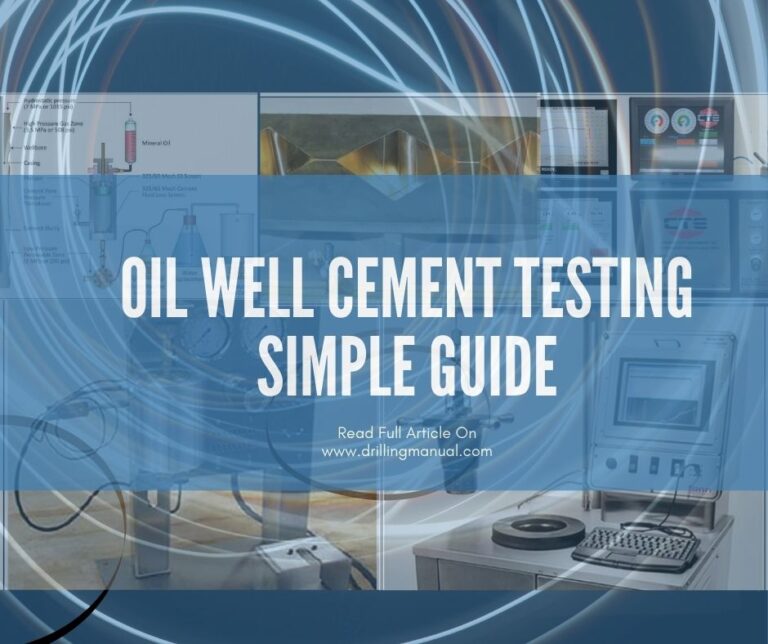 Oil Well Cement Testing Simple Guide - Drilling Manual
