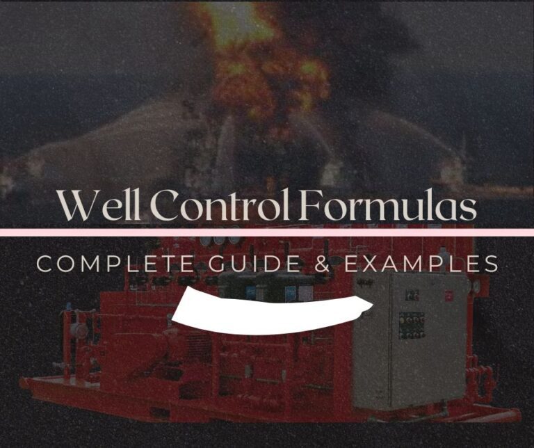 Well Control Formulas & Illustrated Examples - DRILLING MANUAL