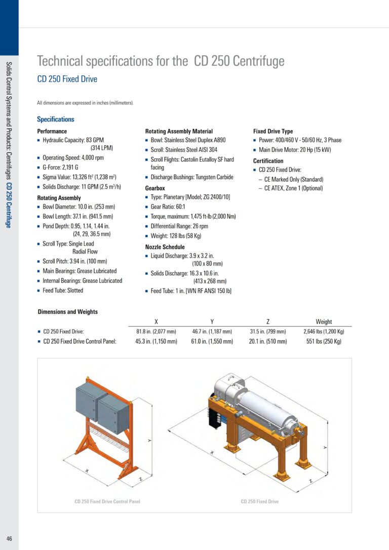 Oilfield Centrifuge Mechanisms & Types - Drilling Manual