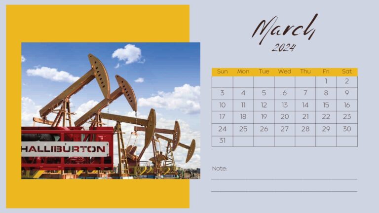 Oilfield Calendar 2024: Download Free PDF - DRILLING MANUAL