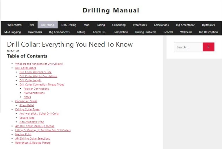 Drill String Components Guide In Oil & Gas - Drilling Manual